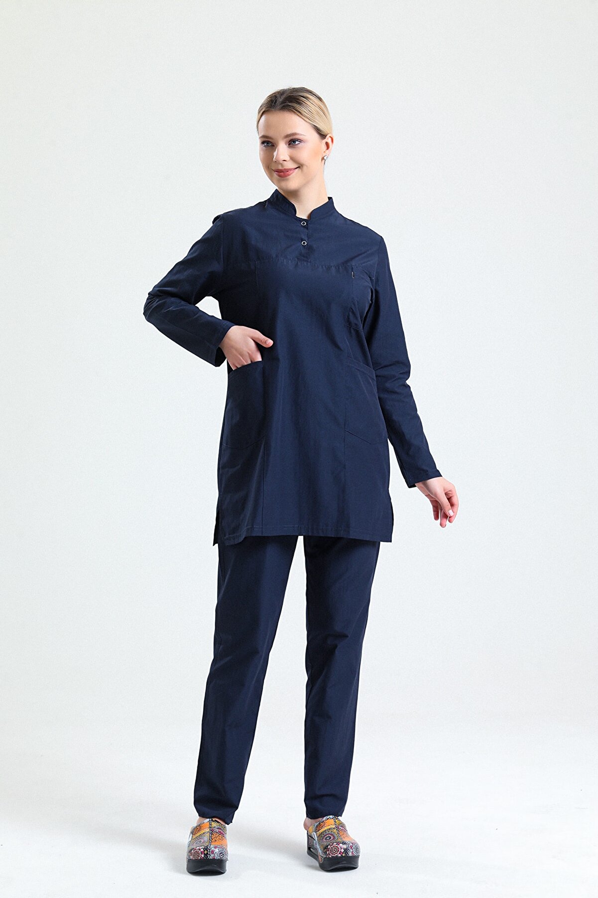 Ehil Tesettür Uniforma Doktor/hemsire Forma Terrycotton Kumas Fiyatı ...