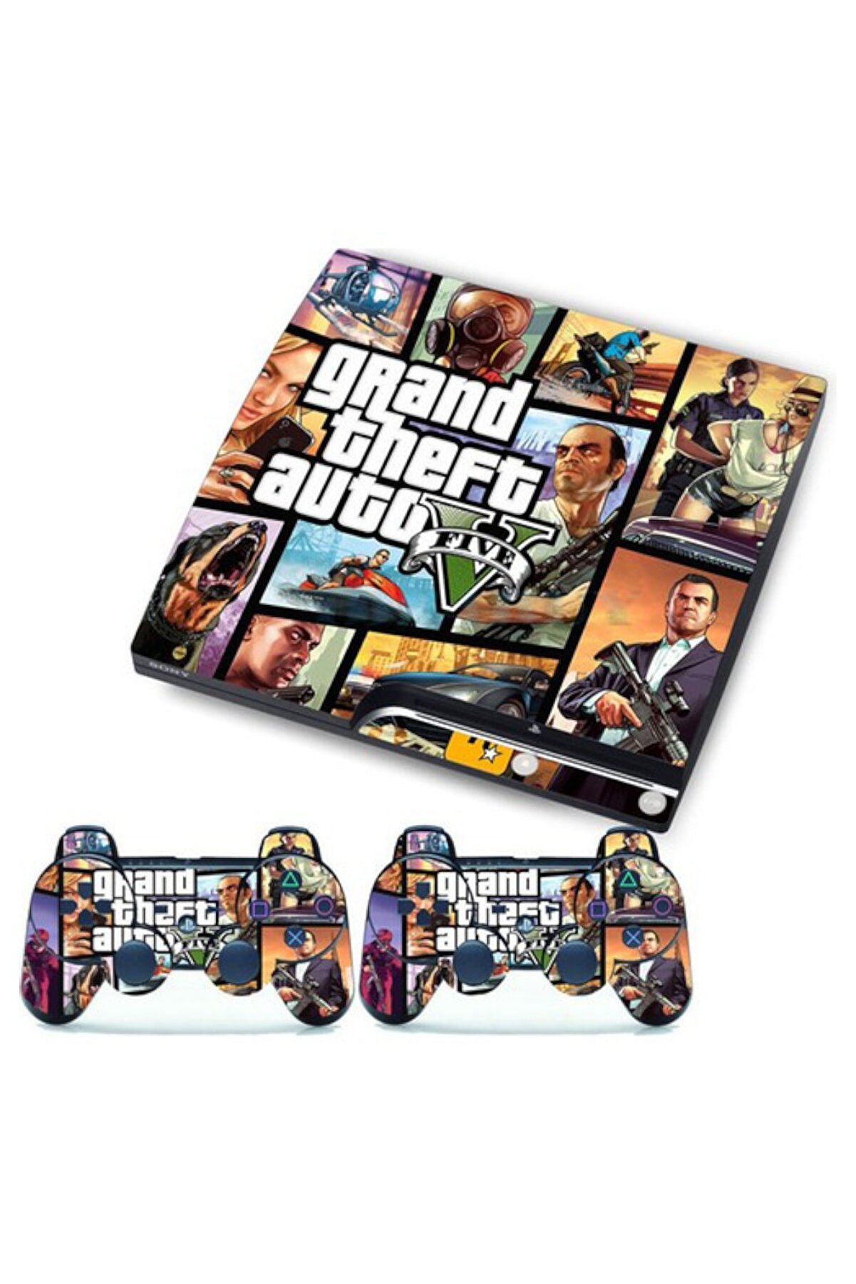 Sticker Market Ps3 Slim Gta Playstation Kaplama Sticker SetiFiyatı ...