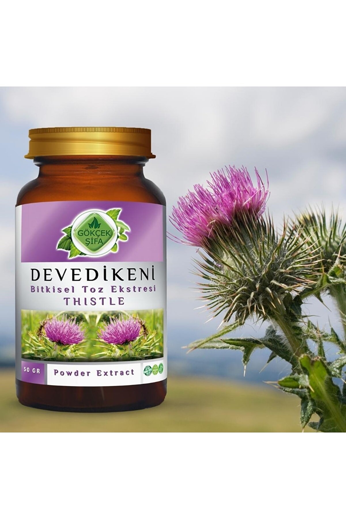 Gökçek Şifa Deve Dikeni Toz Ekstresi 50 Gr. Cam Kavanoz - Fiyatı, Yorumları