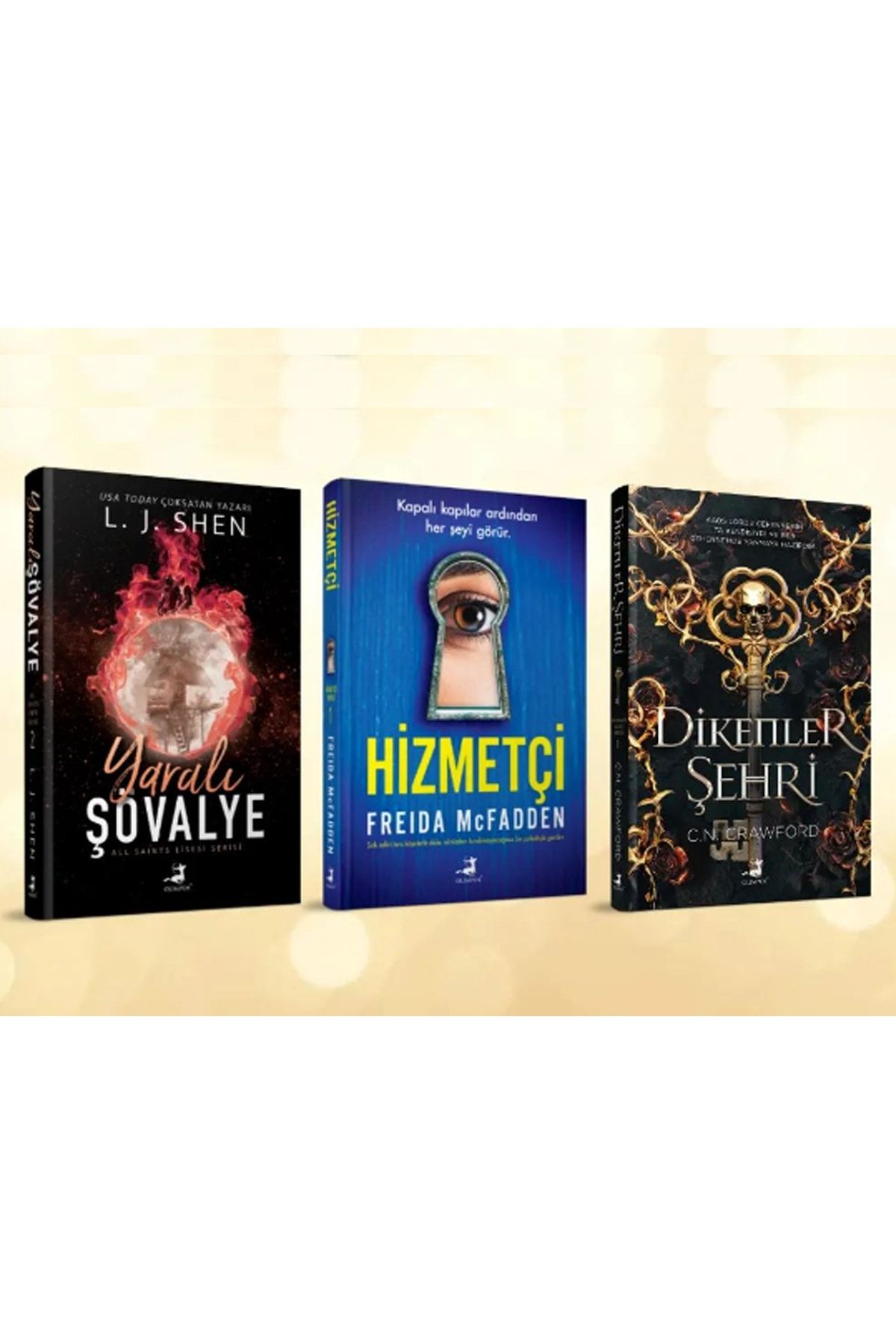 Olimpos Yayınları Fantastik Romantik Ve Gerilim Seti 3 Kitap Yaralı