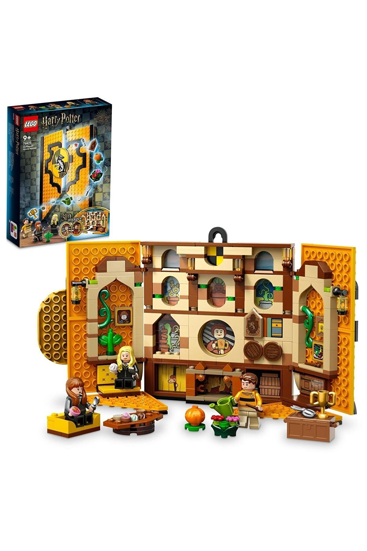 LEGO JFF Game ® Harry Potter Hufflepuff Binası Bayrağı Yaratıcı Oyuncak ...