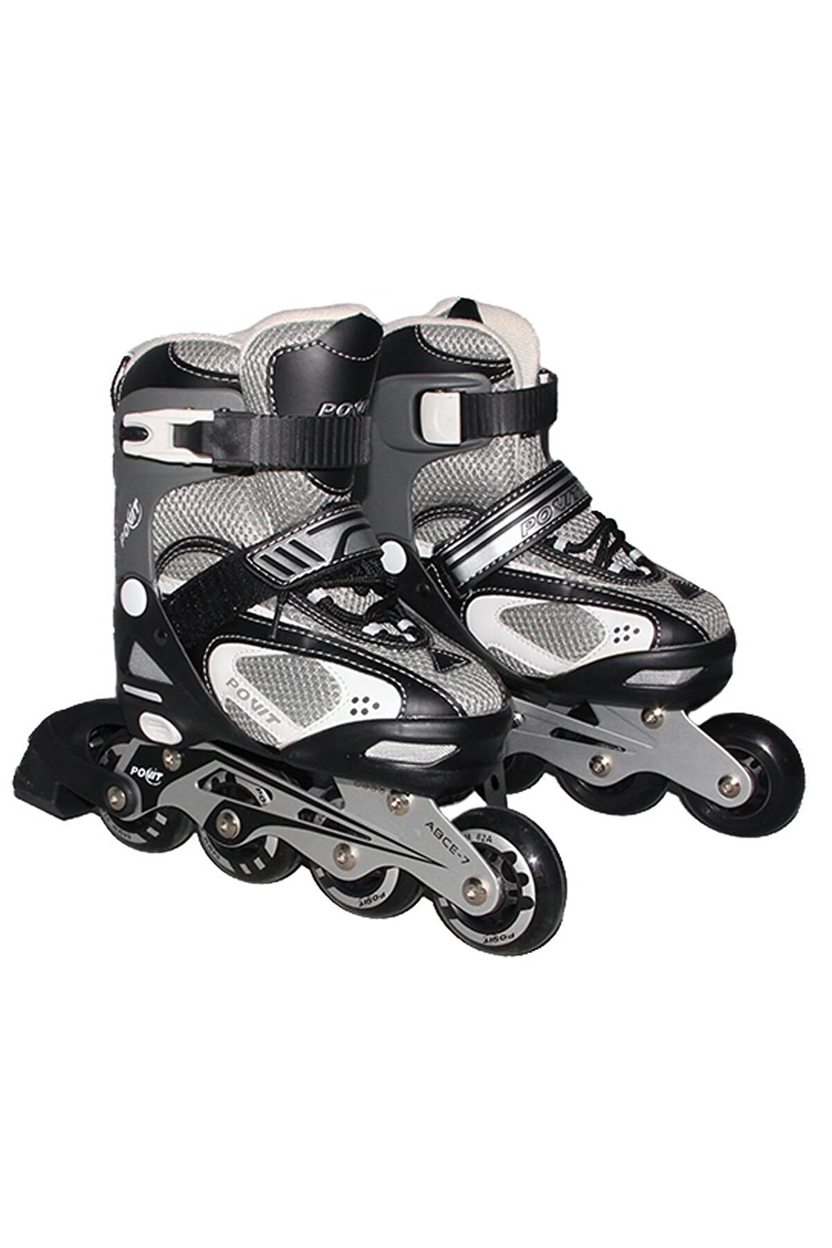 Povit Ayarlanabilir Tekerlekli Paten Abec-7 31-34 Numara Tb-08a-gri ...