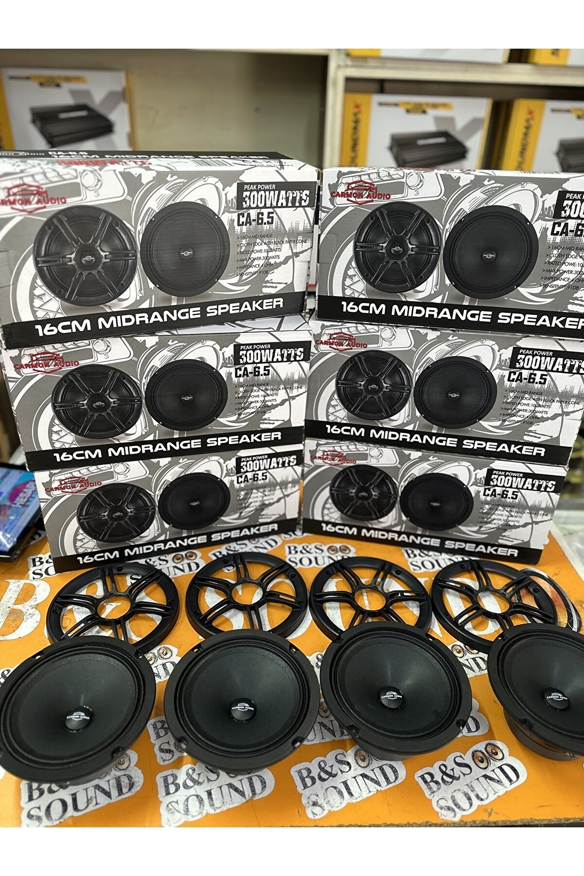 BL CARMON 16 Cm 2 Takim Midrange 4 Adet 300 Wat 100 Rms Kapakli - Fiyatı, Yorumları