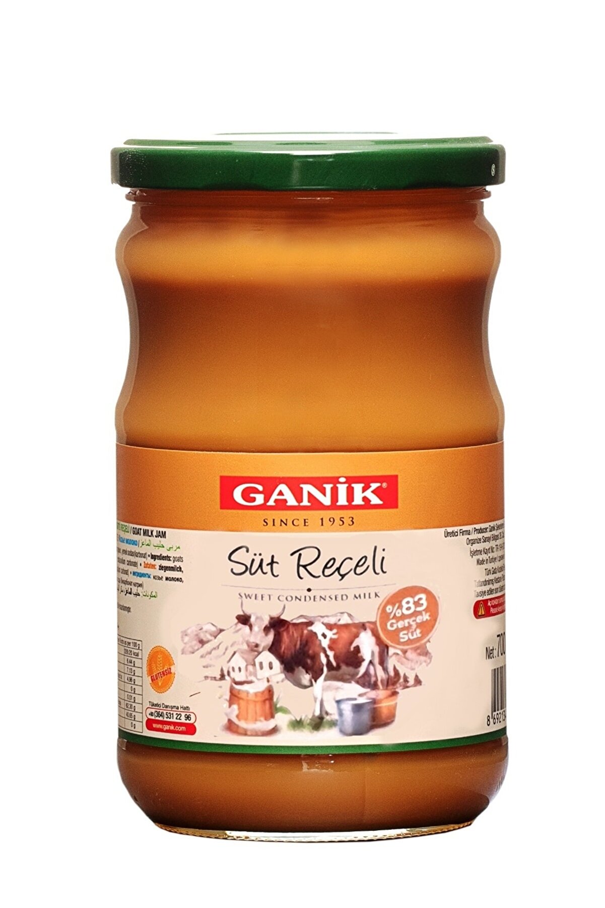 Ganik Süt Reçeli 700 G. Fiyatı, Yorumları - Trendyol