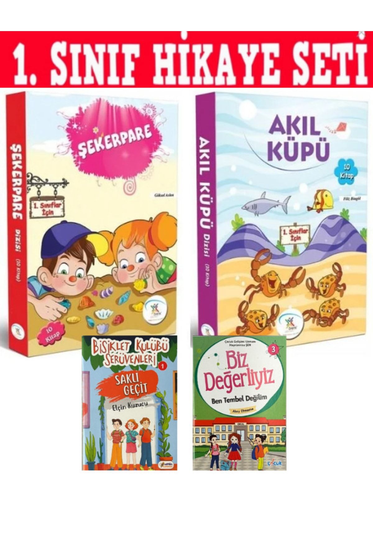 5 Renk Yayınları 1 Sınıf Hikaye Kitabı Seti 20 Kitap Akıl Küpü