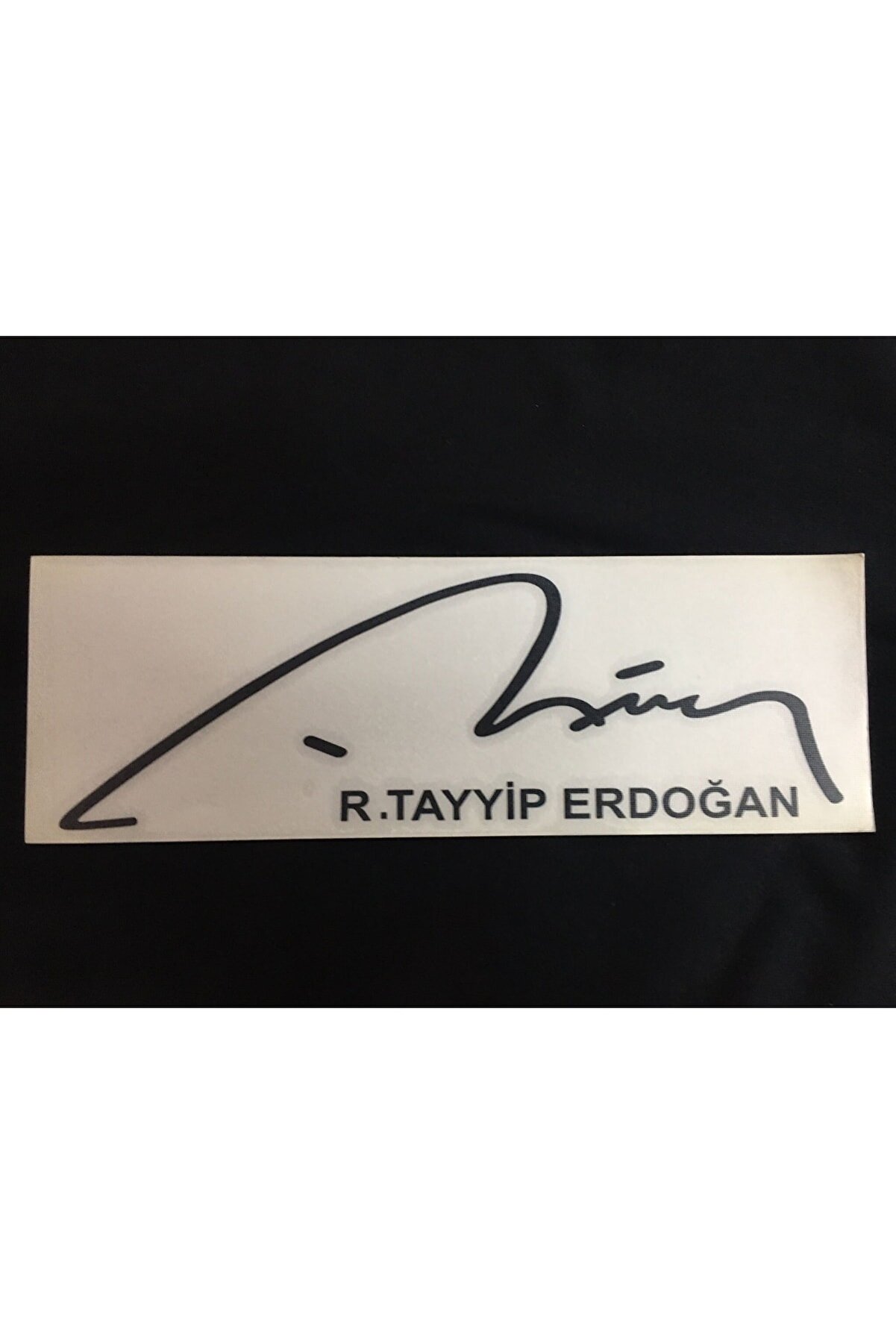 otopaspascım R.tayyip Erdoğan Imza Sticker - Siyah Rte Imza Sticker ...