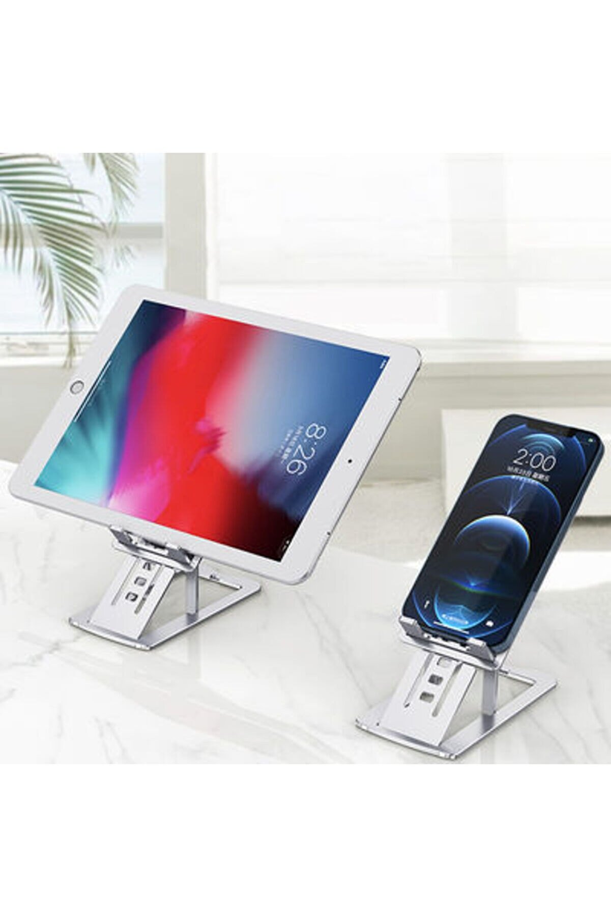 Israh Tablet ve Telefon Standı H8 Masa Üstü Telefon Tablet Tutucu Stant ...