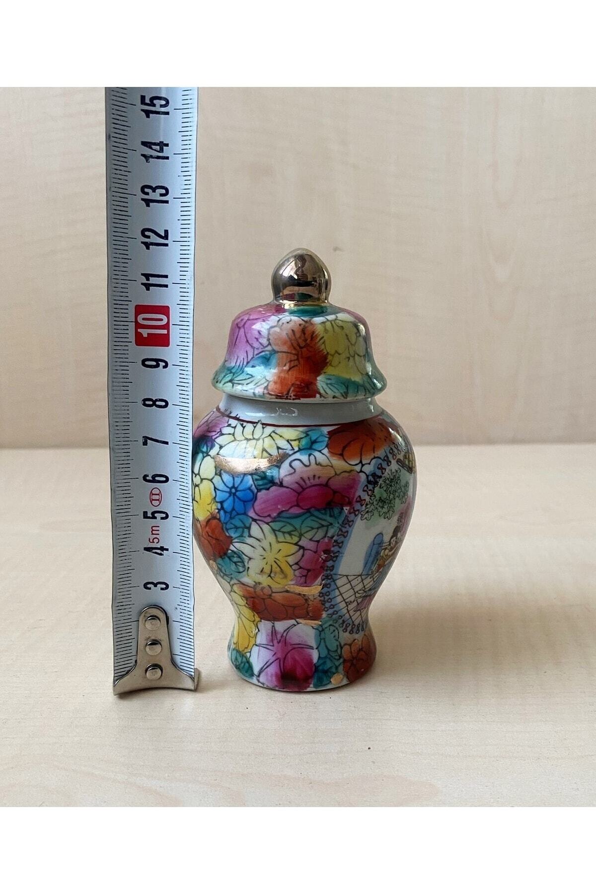 SANAT TACİRİ El Boyama Kapaklı Vazo Damgalı Porselen Kavanoz Fiyatı, Yorumları - Trendyol