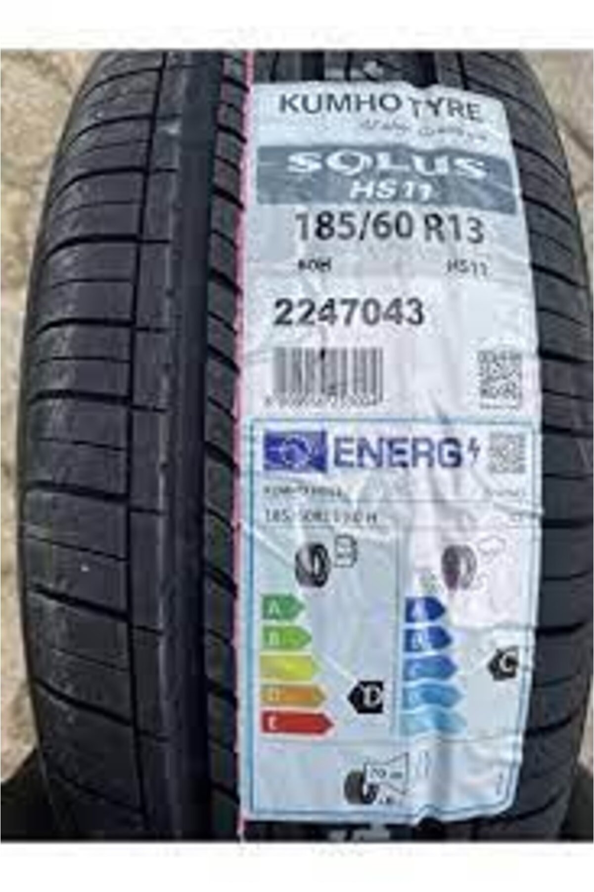 Kumho 185/60 R13 80 H Solus Hs11 Oto Yaz Lastiği (üretim Yılı: 2023 ...