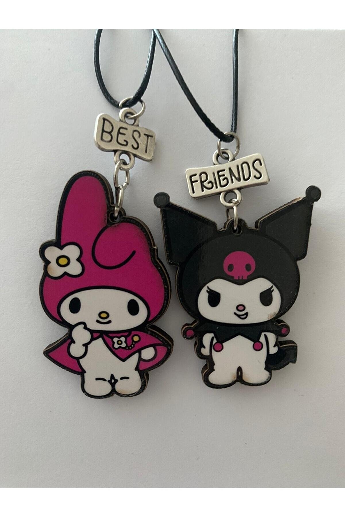 İYİ MODA Fantasy Magic Kuromi My Melody Best Friends İpli Çiftli Ahşap ...
