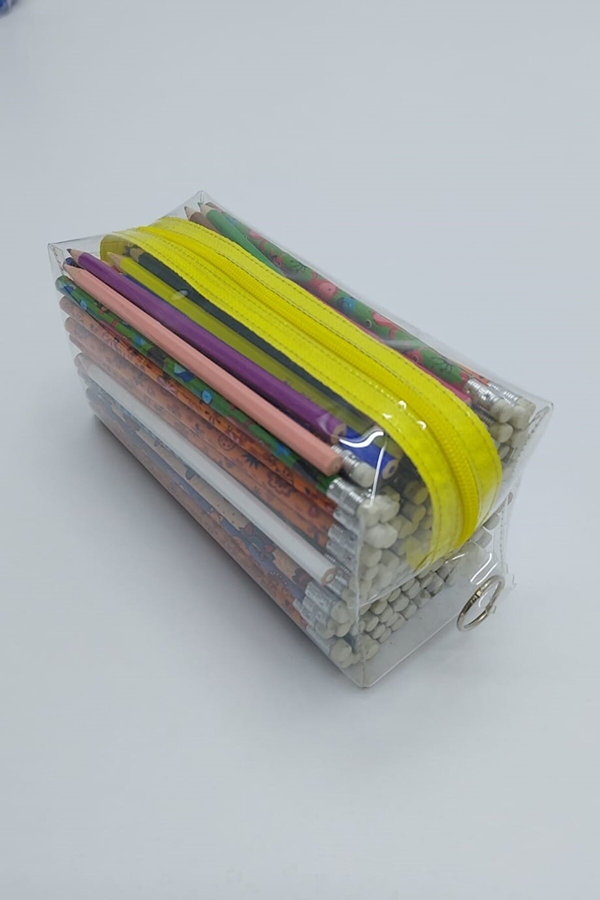 Togin Boya Kalemi Kutusu Tek Bölmeli Şeffaf Sarı Kalemlik Fiyatı ...