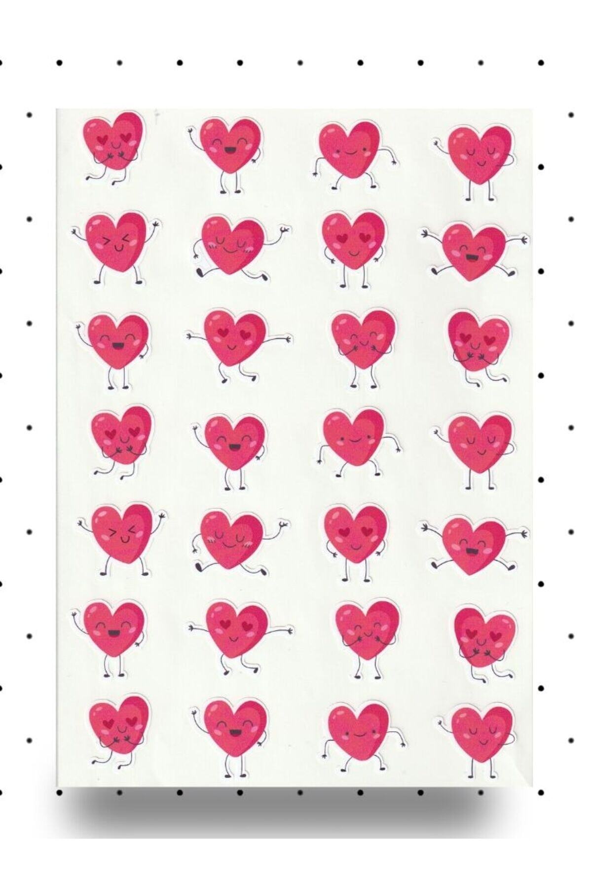 Genel Markalar Kalp Emoji Sticker Seti Neşeli Kalpler Sevgililer Günü ...