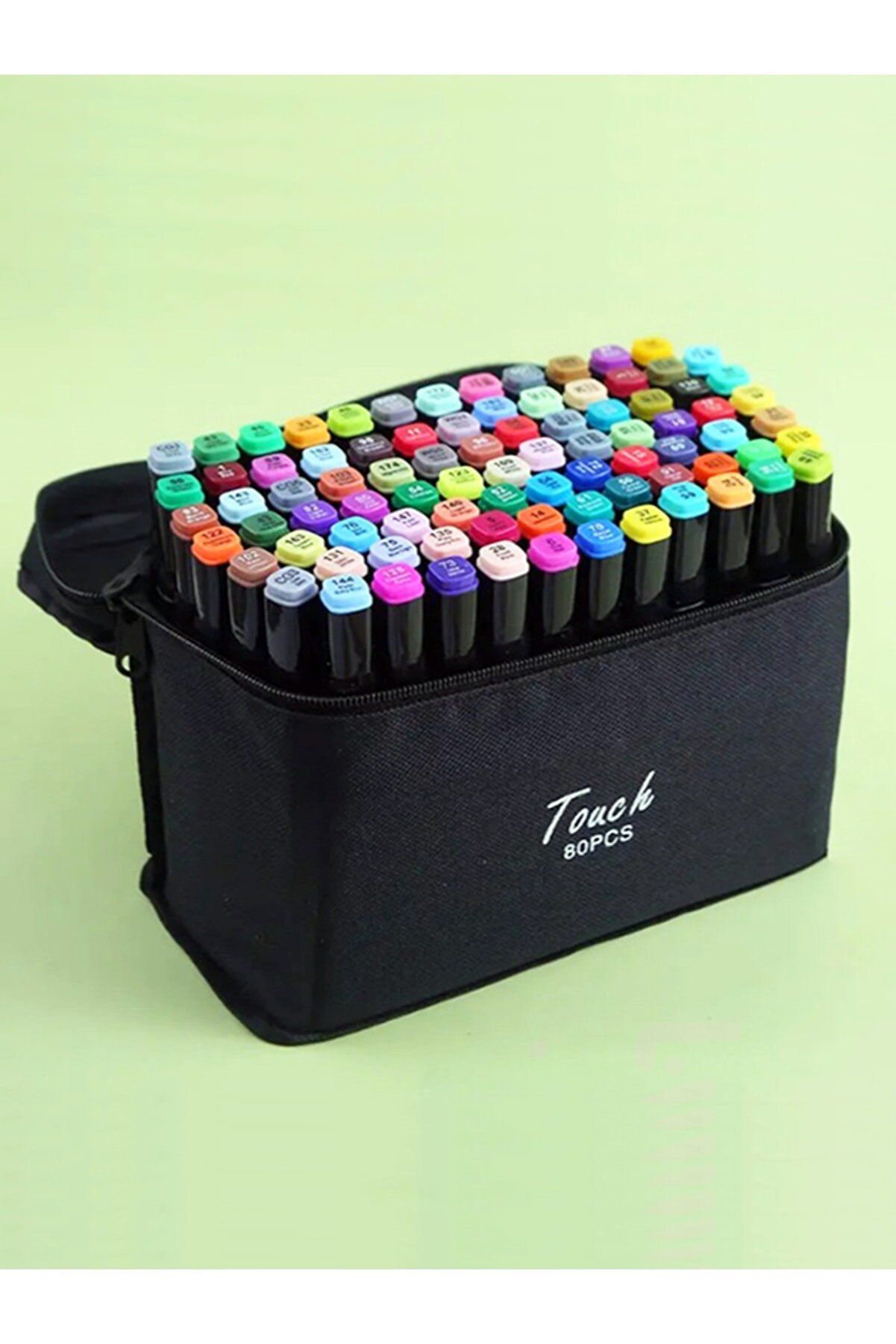 ACUTO 80'li Set Çantalı Taşınabilir Marker Seti 80 Renk Çift Taraflı ...