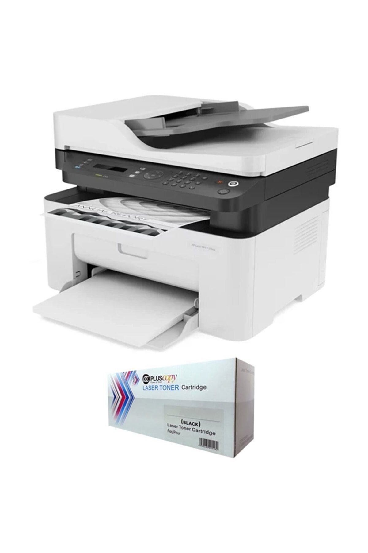 HP Mfp 137fnw 4zb84a Lazer Yazıcı Sınırsız Chipli Ve Tam Dolu Pluscopy ...