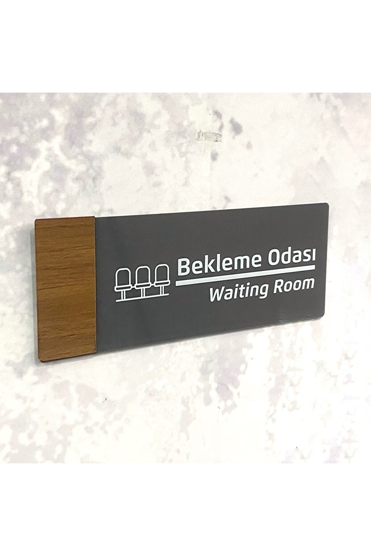 Dekokonsept Wooden Serisi (BEKLEME ODASI ) Ofis Oda Kapı İsimliği Yönlendirme Tabelası - Fiyatı ...