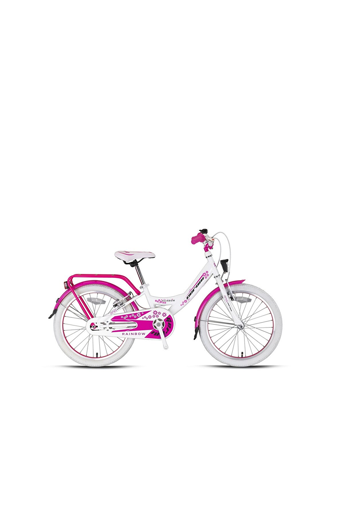 Geroni GERONİ RAİNBOW 20 KIZ BİSİKLETİ BEYAZ PEMBE ONAY BİSİKLET Fiyatı ...