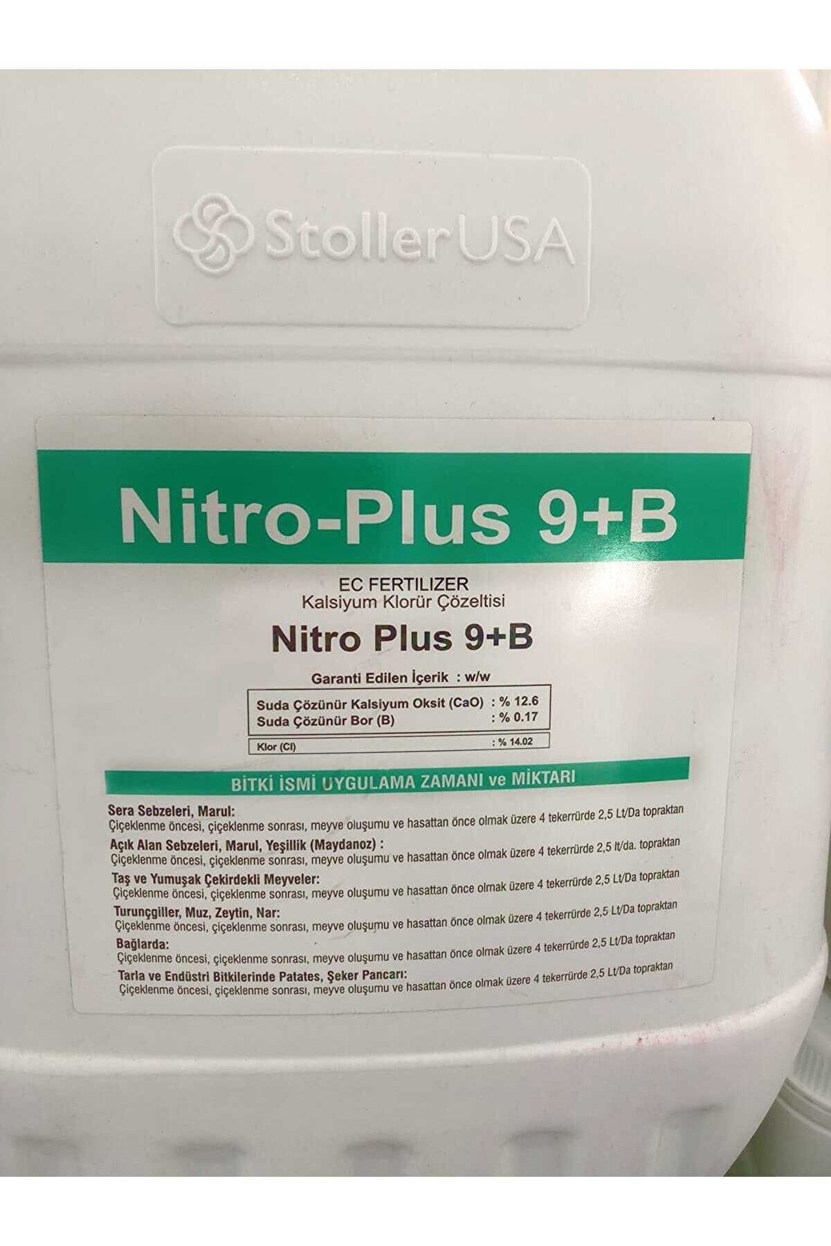 STOLLER Nitro Plus 9+B Kalsiyum Gübresi - Fiyatı, Yorumları