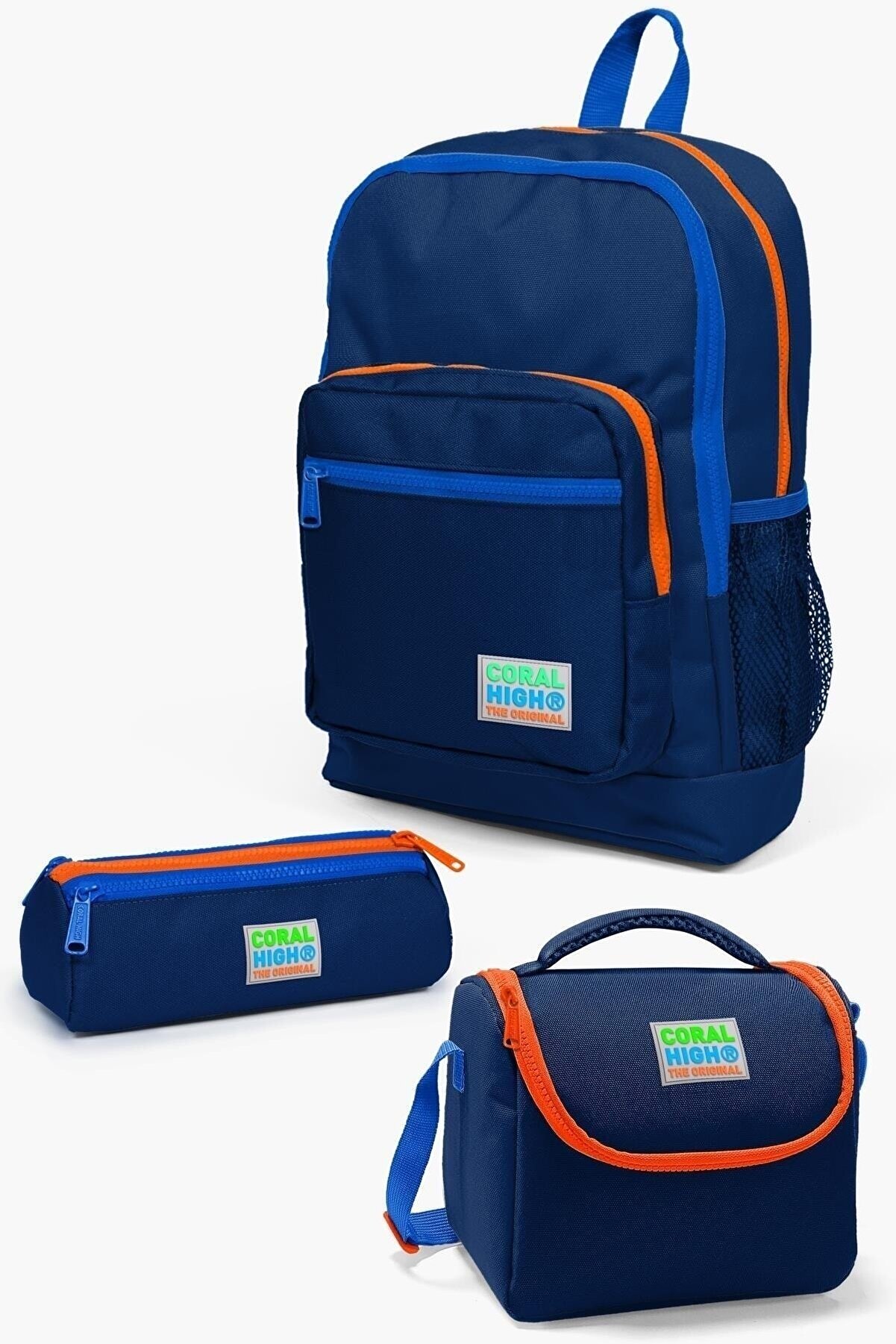 Coral High Kids Lacivert 3’lü Okul Çanta Seti SET0123716 Fiyatı ...