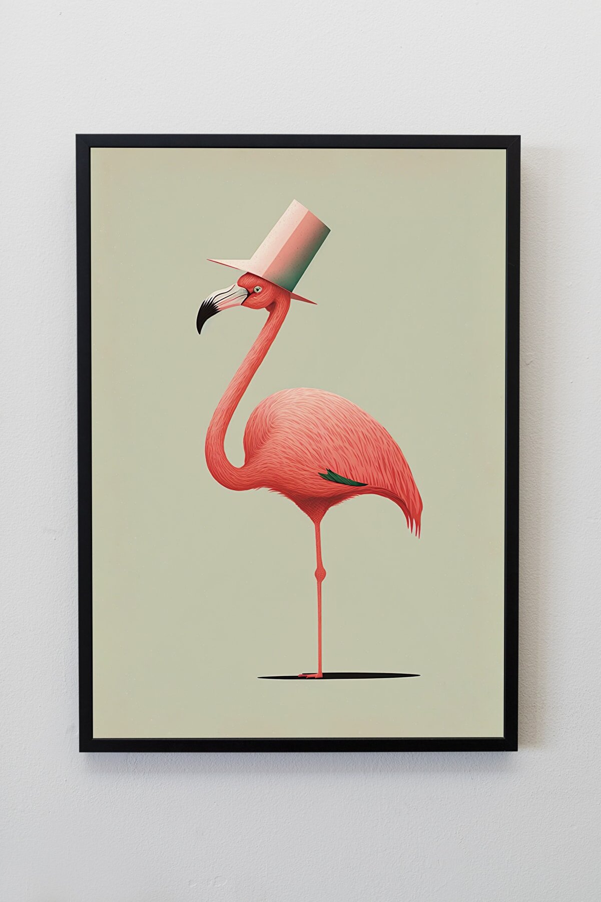illustroworks Flamingo - Özel Tasarım Tablo Poster Artwork Duvar ...