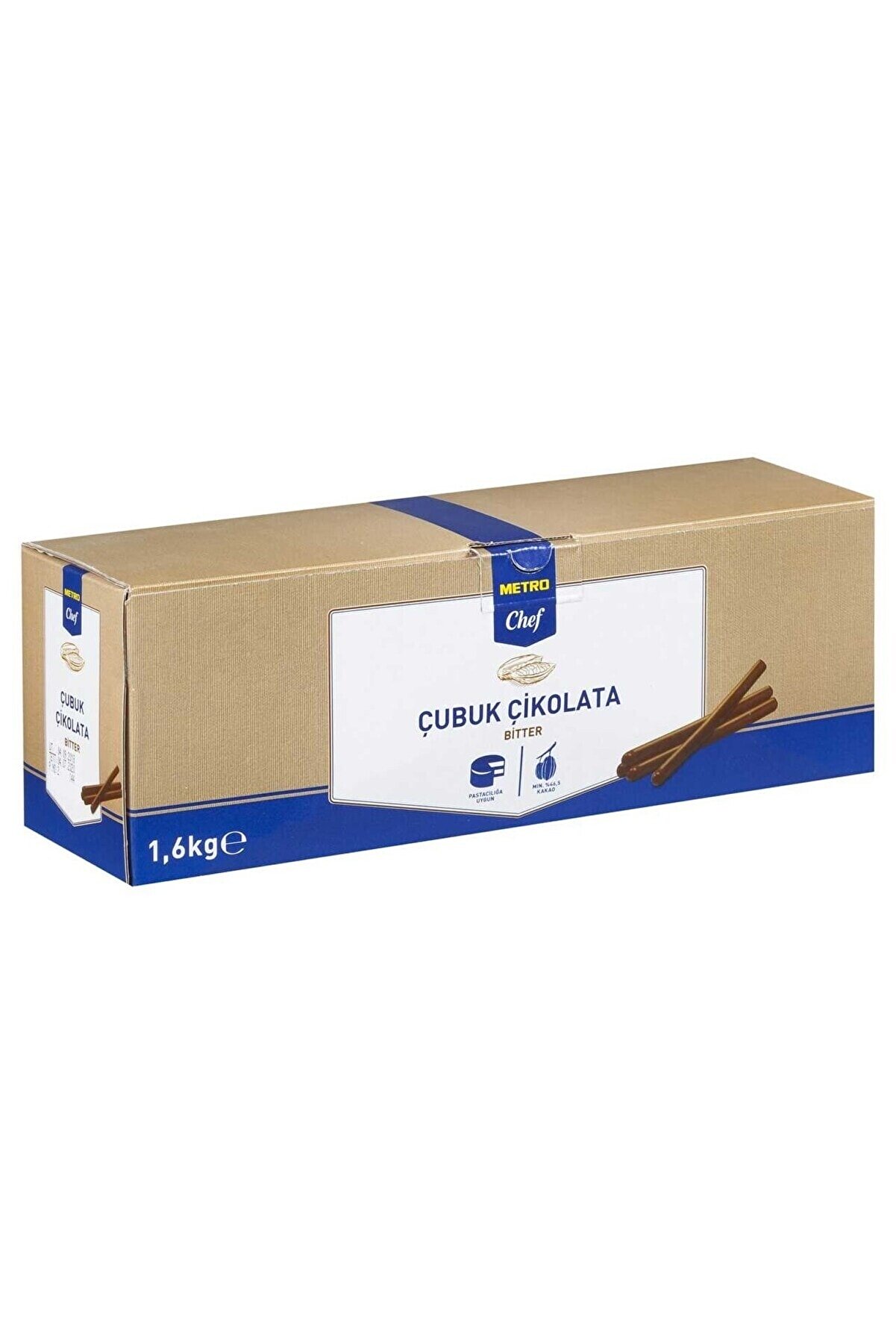 Metro Chef Çubuk Çikolata 1,6KG Pastacılık Pasta Tatlı Mutfak Şef ...