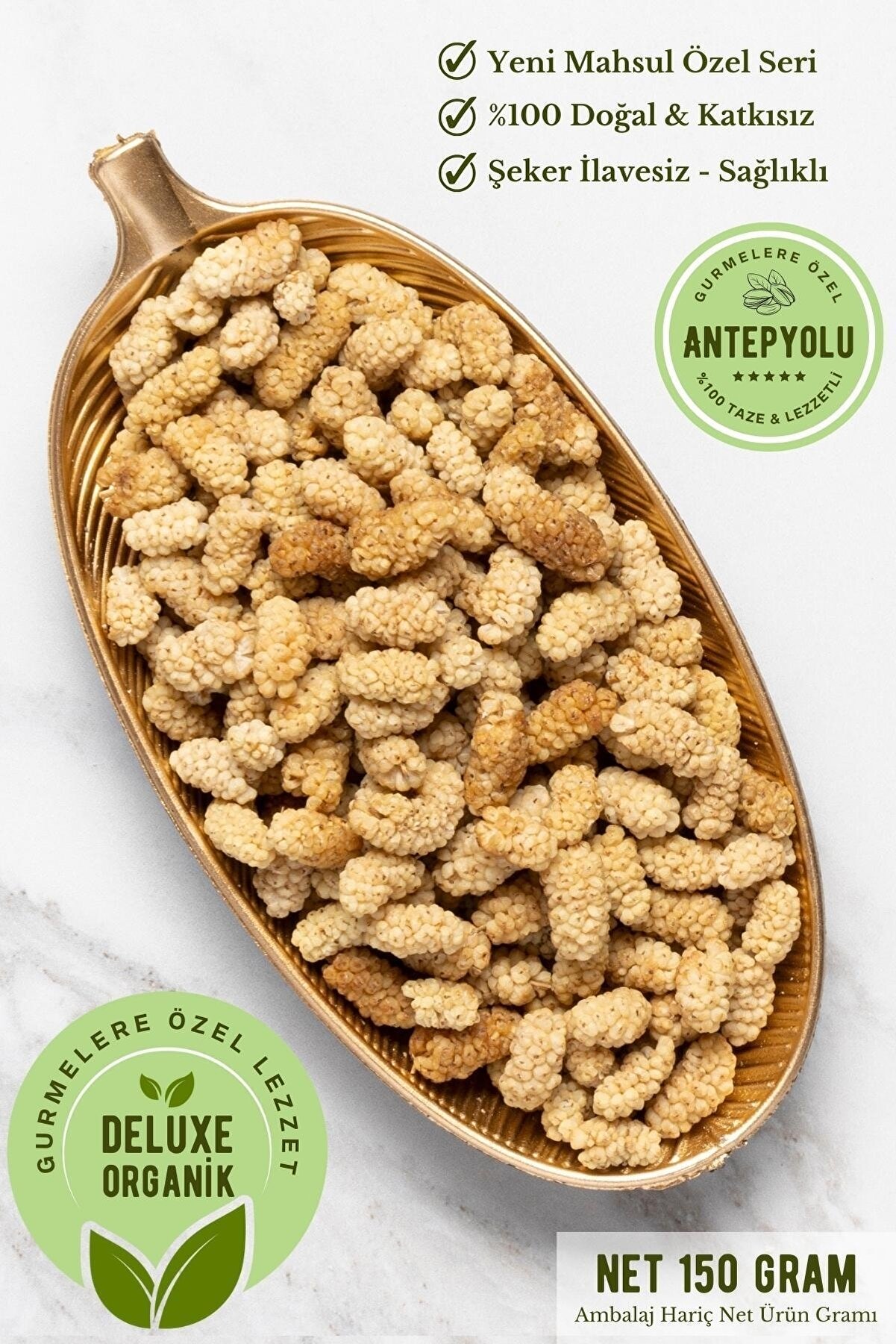 Antepyolu Deluxe Gurme Serisi %100 Doğal Dut Kurusu Yeni Mahsul Taze ...