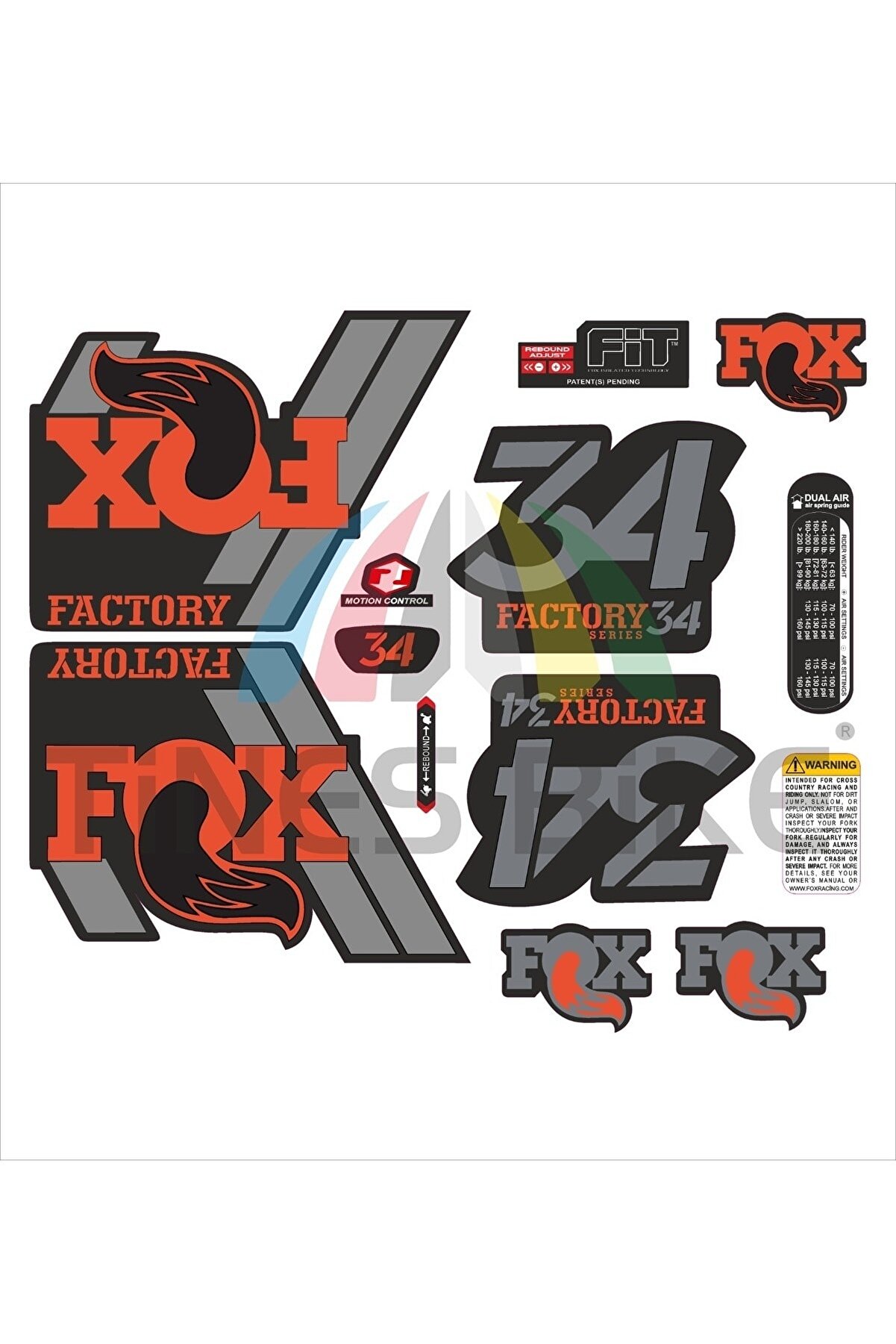 Fox 34 FACTORY SERIES MAŞA STİCKER - Fiyatı, Yorumları