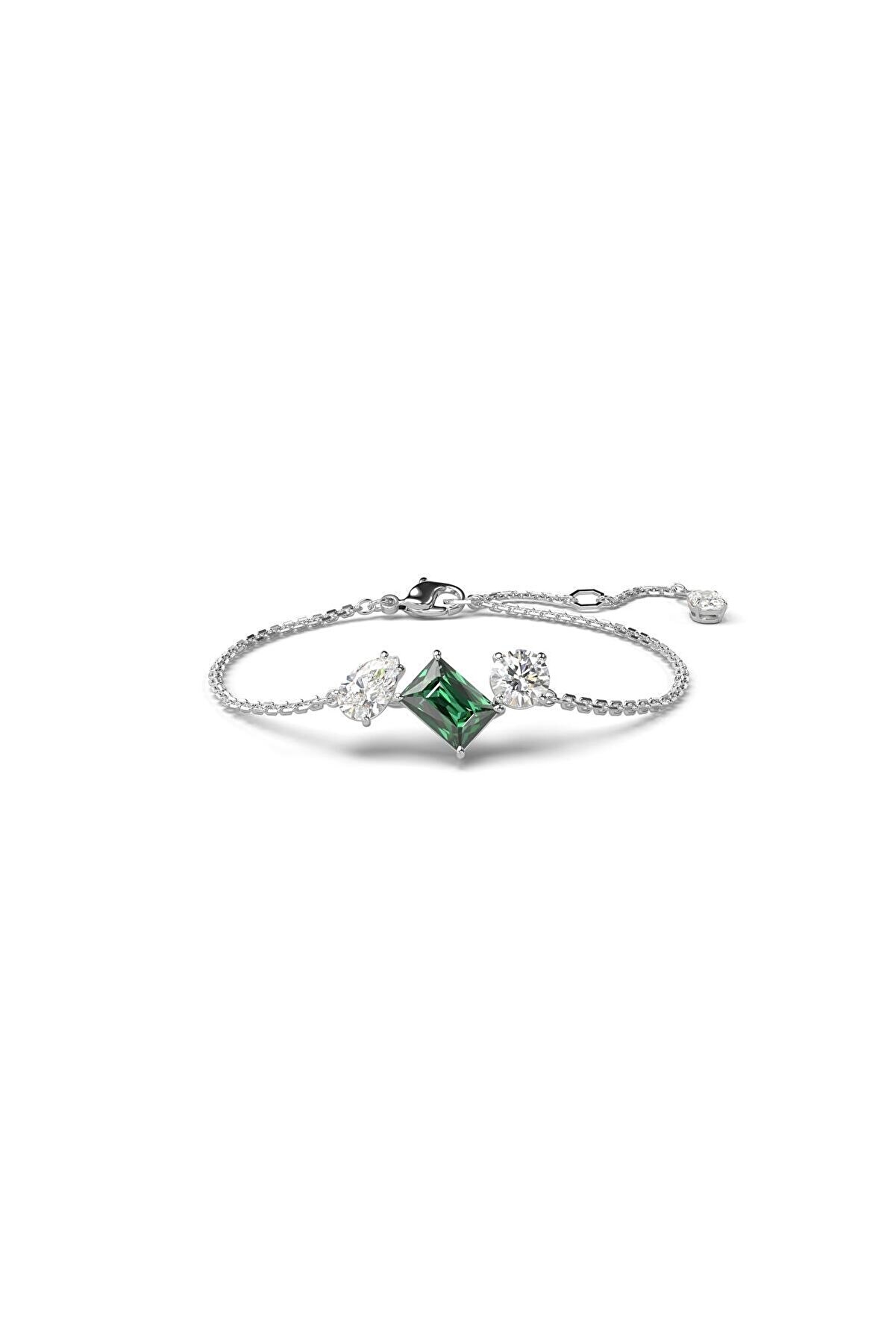 Swarovski 5668360 Swarovski Bilezik Mesmera:Bracelet Green White/Rhs M ...