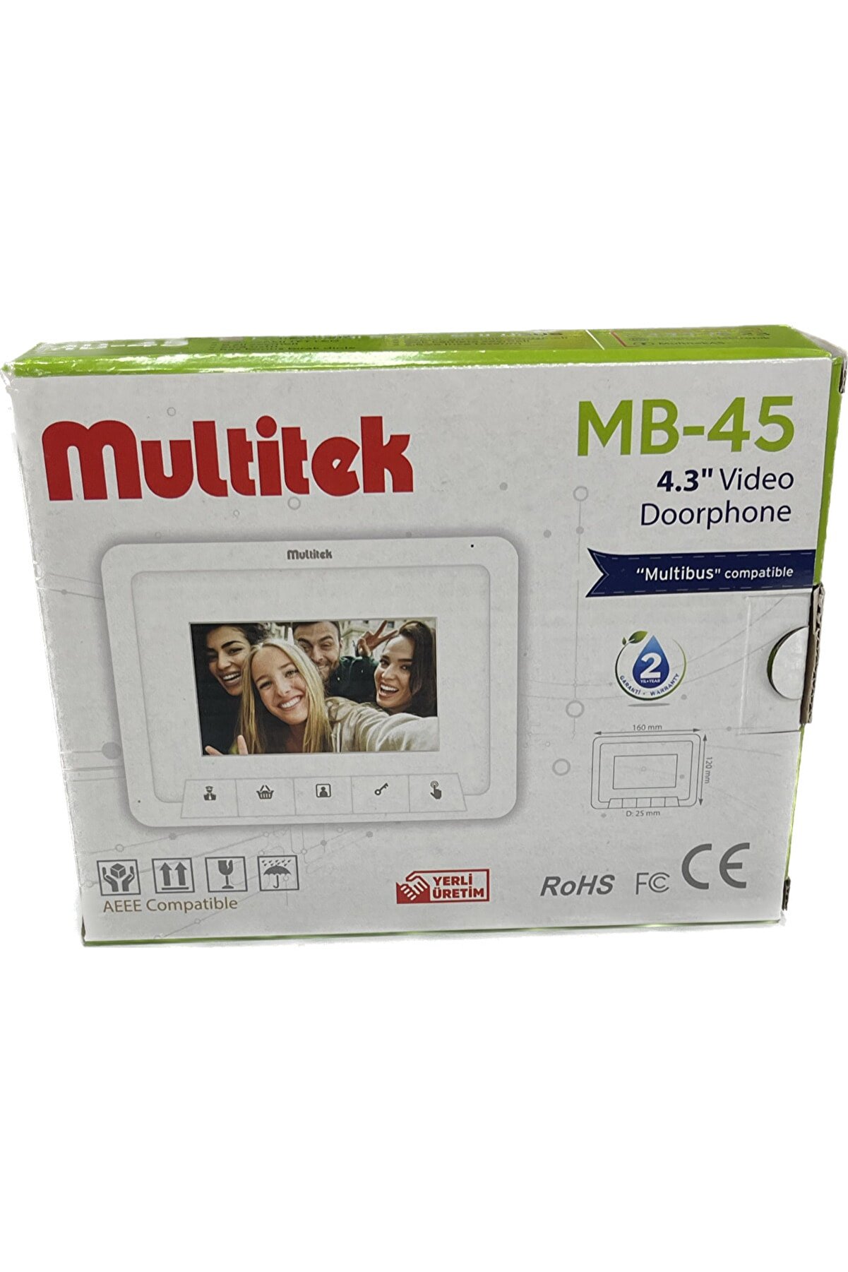 Multitek MULTİTEK MB-45 4,3'' RENKLİ MONİTÖR - Fiyatı, Yorumları