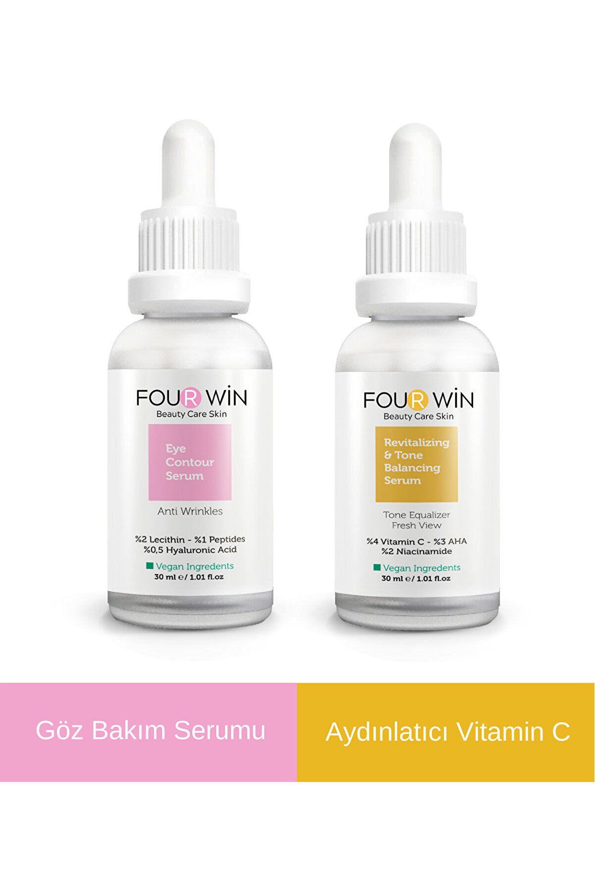 Four Win C Vitamini & Göz Serum Beauty Care Serum Sets 2’li Fiyatı ...