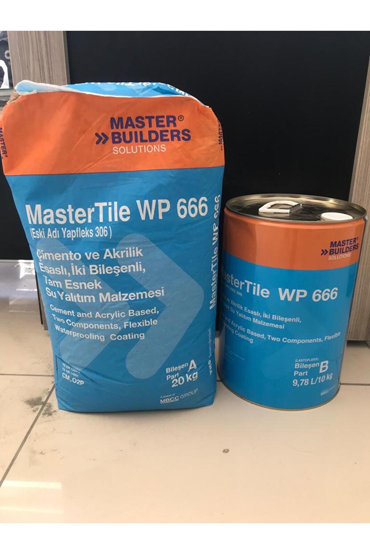 BASF Mastertile WP 666 20 Kg toz / 10 Kg Süt - Fiyatı, Yorumları
