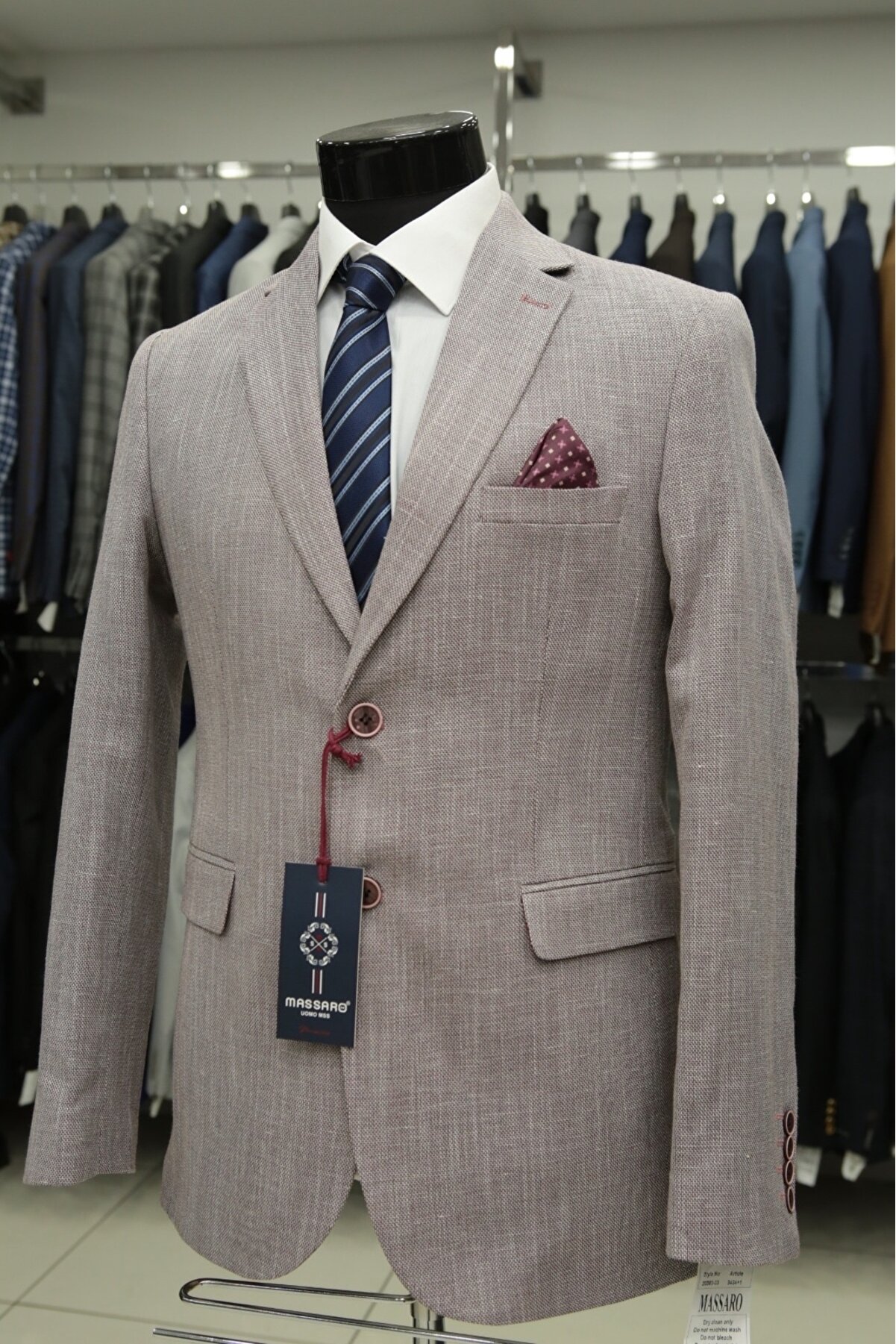 MASSARO Slimfit Keten Erkek Yazlık Celet - Fiyatı, Yorumları