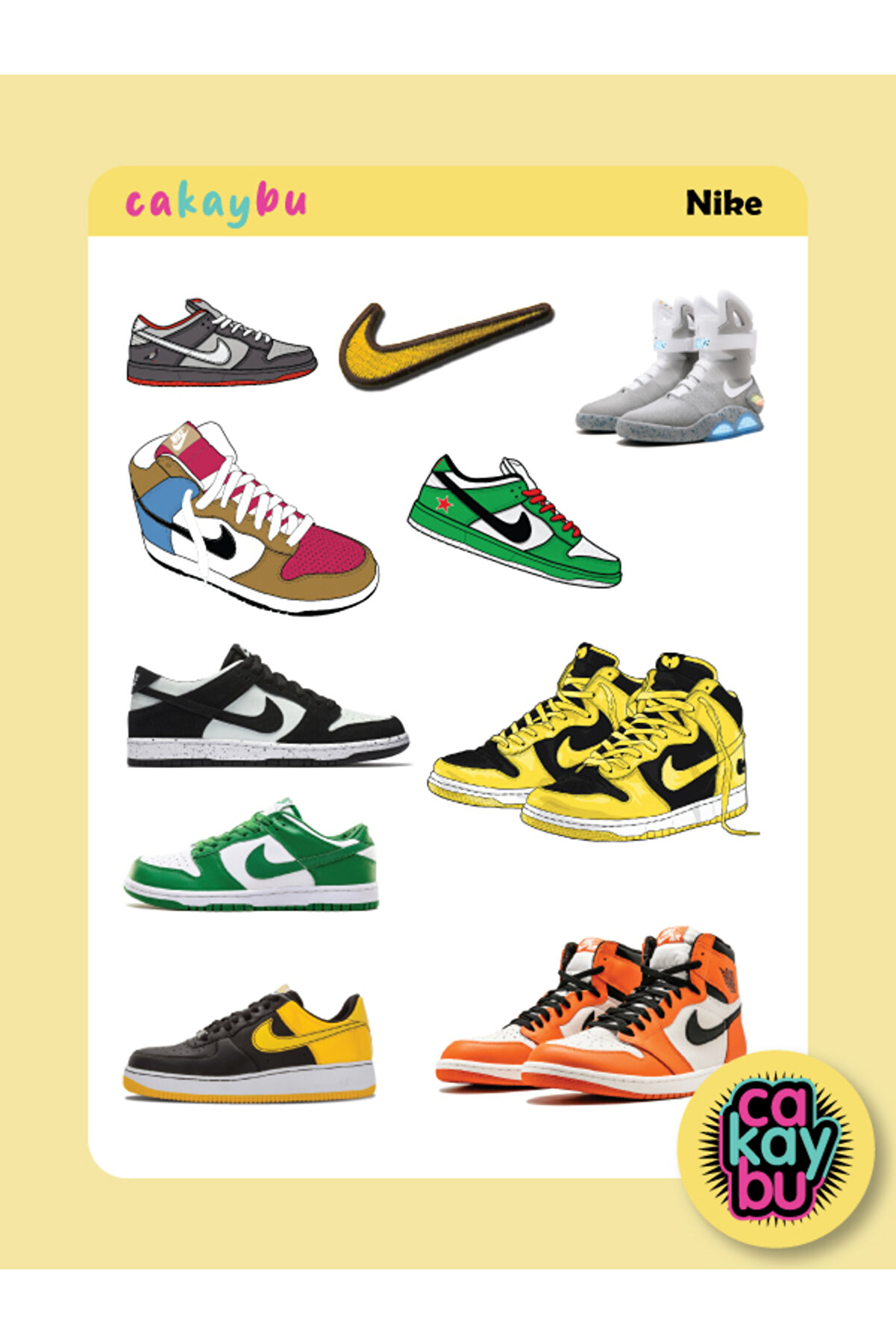 cakaybu Nike Sticker Fiyatı, Yorumları - Trendyol