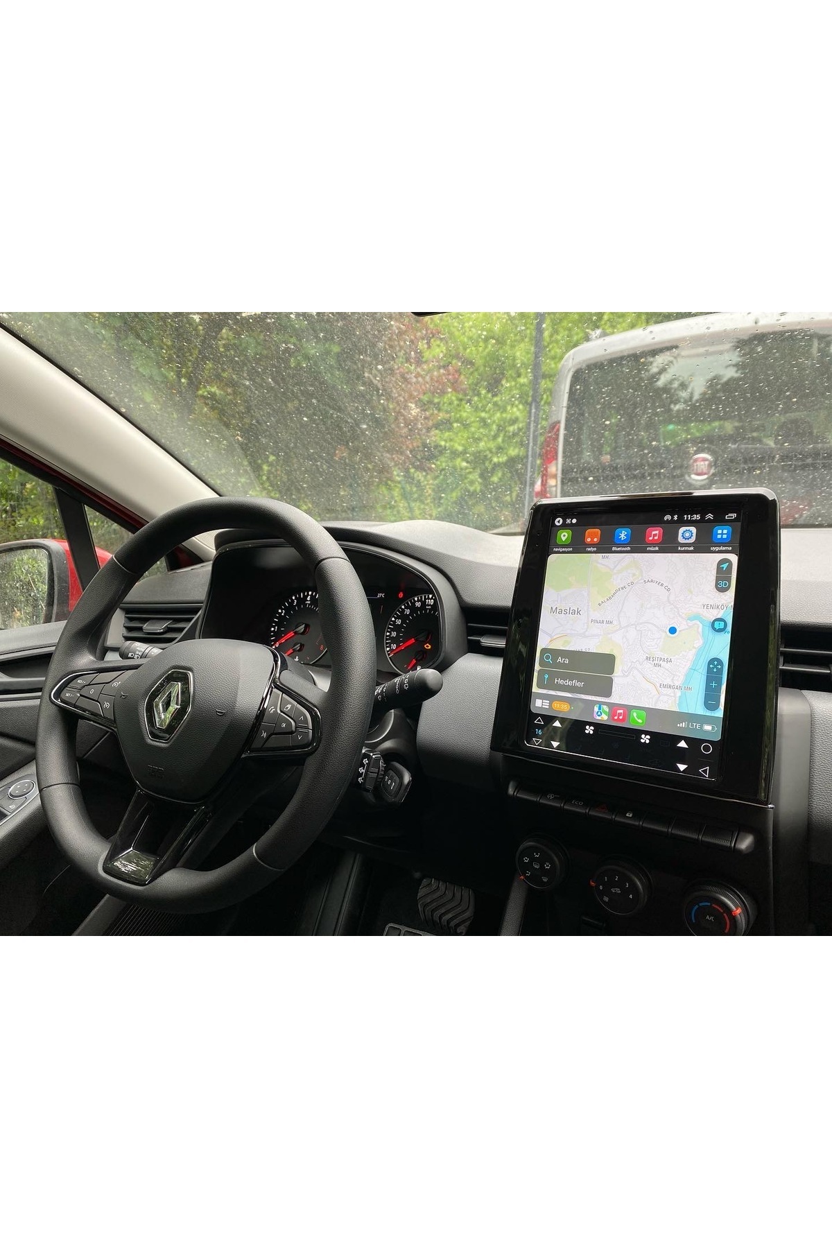 Carnavi RENAULT CLİO 5 KABLOSUZ Uyumlu CARPLAY-ANDROİD AUTO MULTİMEDYA ...