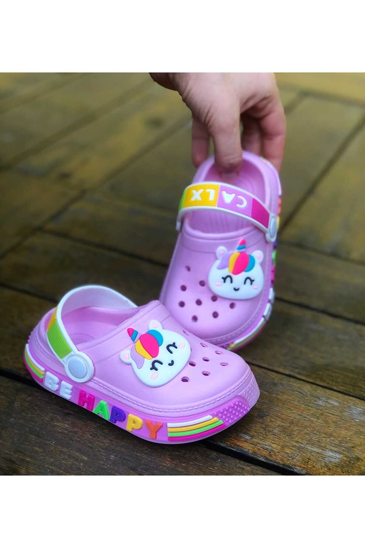 Pandalina Çocuk Sandalet Kaydırmaz Taban Hellokity Figürlü Lüx Çocuk ...