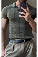 DAYFLOCK Halat Desen Düğmeli REgular Fit Polo Yaka Triko Tshirt ...