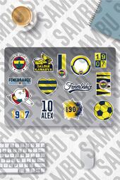 Sambu Design Fenerbahçe Temalı Sticker Etiket Seti - Laptop Notebook ...