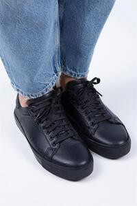 AGUCİNO Agucino Giorgio Black Leather Casual Men's Shoes 22650 - Trendyol