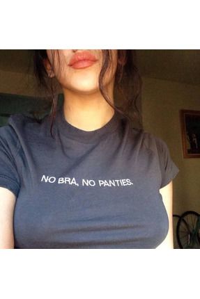 No bra tight shirt store