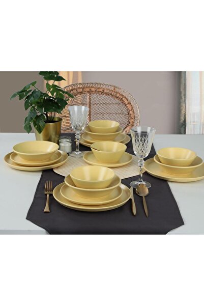 Yellow Dinner Set Styles, Prices - Trendyol