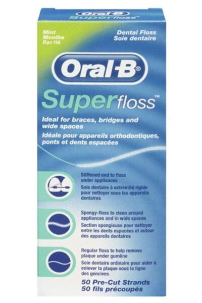 Oral-B Dental Floss Super Floss 50 Pieces- Trendyol