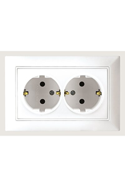VİKO White Viko Karre -90967056, Double Grounded Socket- Trendyol
