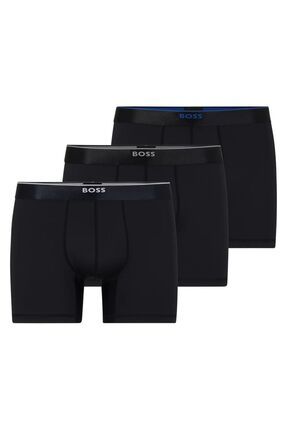 BOSS Erkek Marka Logolu Beli Lastikli Siyah Boxer 50482111 001 Fiyat Yorumlar Trendyol