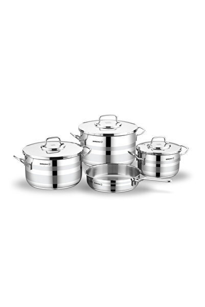 Korkmaz Stainless Steel Cookware Set Prices and Styles - Trendyol