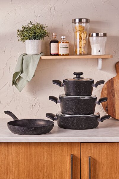 Karaca Defne V2 7-Piece Cookware Set Prices and Styles - Trendyol
