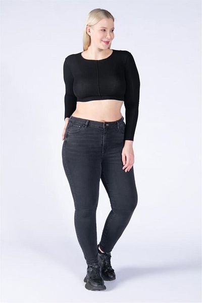 CEDY DENIM Slim Fit Jean Büyük Beden Yüksek Bel Dar Kesim CEDY DENIM Slim Fit Jean Büyük Beden Yüksek Bel Dar Kesim