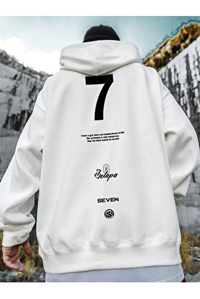 Drippy High Street Letter Print Hooded Hoodies Men's Front Pockets ...