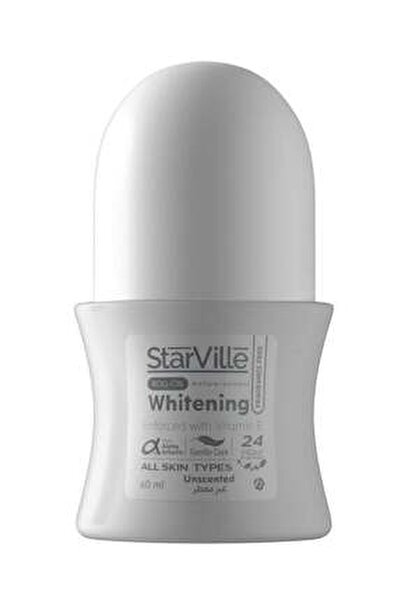 Beauty Starville Roll-On Whitening and Deodorant Unscented 60ml- Trendyol