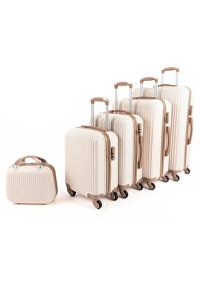 Limra Modern Design 5 Piece 4 Wheel Luggage Set - Trendyol