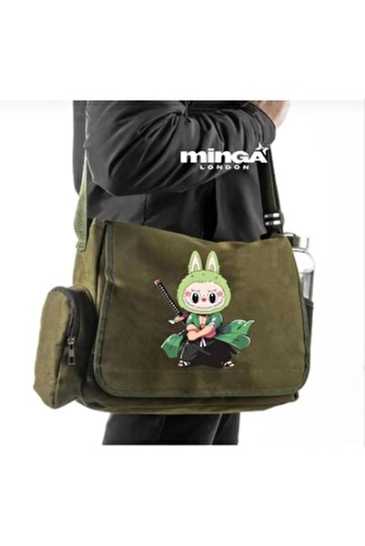 Minga London Black Labubu Demon Slayer Messenger Bag - Minga London ...