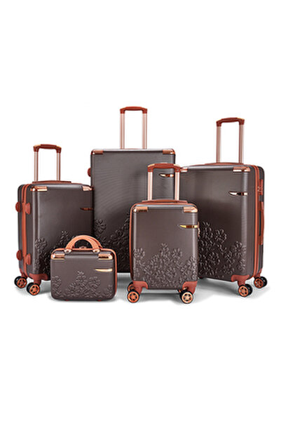 LİMRA Limra 5-piece hardside luggage set with a modern design- Trendyol